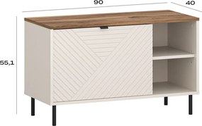 Botník 1K (EO12) kašmír / dub castello Evo