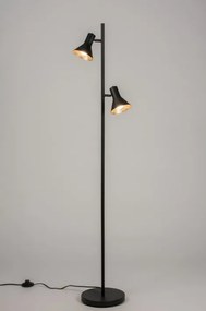 Stojací designová lampa Retro 60 Black and Gold