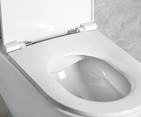 ISVEA INFINITY, závěsná WC mísa s rimless splachováním bez sedátka, 36,5x53cm, bílá, 10NF02001