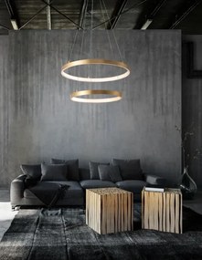 LED lustr Leon 60 zlaté
