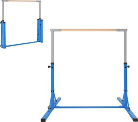 Costway Skládací gymnastická tyč pro děti Vybavení domácí posilovny bez vibrací