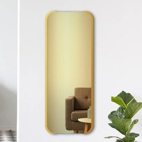 Zrcadlo Mezos Gold - gold glass Rozměr: 55 x 100 cm