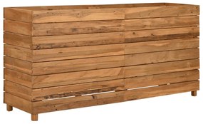 vidaXL Marketos Vyvýšený záhon 150x40x72 cm recyklované teakové dřevo a ocel