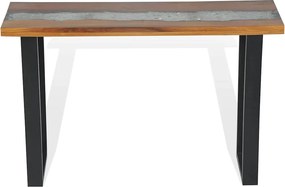 Odkládací stolek, teak, 100x35x75 cm 245065