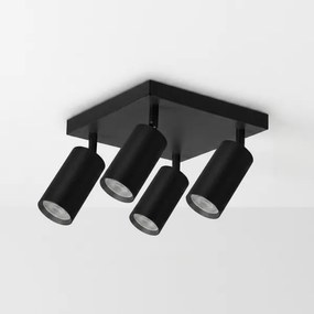BRILAGI - Bodové svítidlo SELE SQUARE 4xGU10/30W/230V černá