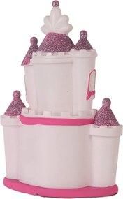 Dětská stolní LED lampička růžový zámek Castle - 16*11*24 cm