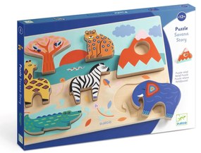 Vkládací puzzle - příběhy ze savany