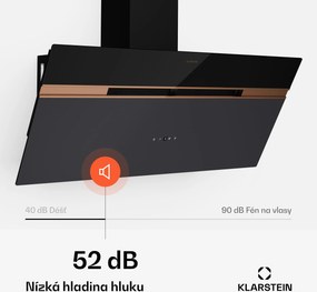 Klarstein Alina digestoř | 90 cm | 689 m³/h | Tichá | A++