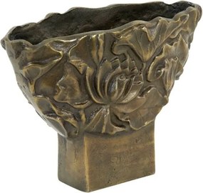 Bronzová antik kovová váza Palesa antique bronze L - 34*13*24 cm