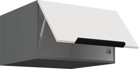 ARIA aw | horní skříňka 60 NAGU-36 1F výklopná | 60 cm | HLUBOKÁ | ANTI FINGERPRINT povrch | antracit/bílá
