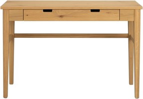 Konzolový stolek s deskou v dubovém dekoru v přírodní barvě 40x110 cm Garrison – Rowico