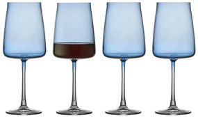 Lyngby Glas Sklenice na červené víno Zero 54 cl (4 ks) Blue