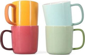 Modrý hrnek z kostního porcelánu 370 ml Mae – ONA