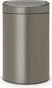 Brabantia Touch Bin New Odpadkový koš na tříděný odpad 23 + 10 L tmavě