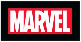 Carbotex Bavlněná froté osuška 70x140 cm - Marvel Logo