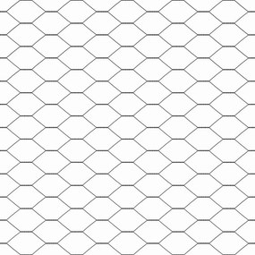 Hexagonální plot s podpěrou 25 x 1,4 m Ocel potažená PVC Šedá 3353244