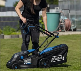 Scheppach BC-MP380-X-XL2 2x20V IXES SET - akumulátorová sekačka 4v1 s bezuhlíkovým motorem (s 2x4Ah akumulátory a nabíječkou 4,5 A)
