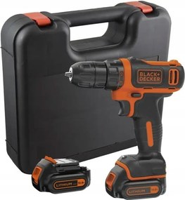 Black Decker Šroubovák 10,8V BDCDD12KB 2x1,5Ah Kufr