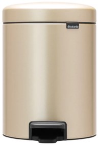 Brabantia Pedálový koš NewIcon 5L champagne