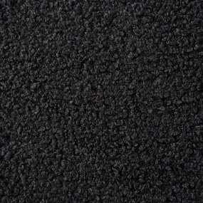 Přehoz na postel 200x220 Bukla černá jehněčí kůže z mikrovlákna Eurofirany