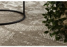 koberec SIZAL FLOORLUX 20491 KVĚTINY šampaňské / taupe velikost 160x230 cm | krásné koberce cz