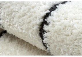 Kusový koberec Carpinus krémovočerný 80x150cm