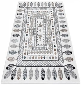 Dětský kusový koberec FUN Indiánské Teepee krémový Rozměr: 120x170 cm