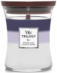 WoodWick – Trilogy svíčka Evening Luxe (Večermí luxus) Velikost: střední 275 g