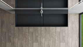 design umyvadlo COLOSUM G6028 80cm černé z litého mramoru