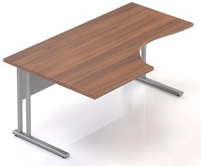 Rauman Kancelářský stůl Visio LUX K 160x70/100 cm levý Barva: Ořech