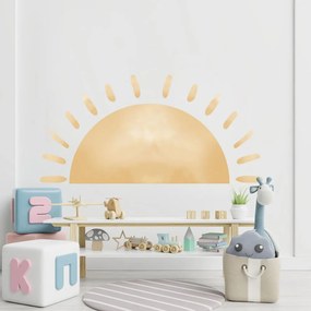 Dětská samolepka na zeď 155x75 cm Watercolor Sun – Ambiance