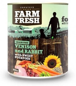 FARM FRESH VENISON AND RABBIT 24x800g