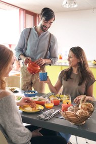 Džbán na čaj Le Creuset s infuzérem 1,3 l višňový