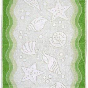 Greno froté ručník FLORA OCEAN zelená 40x60cm