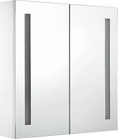 LED koupelnová skříňka se zrcadlem 60 x 14 x 62 cm 285125