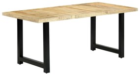 Jídelní stůl 180 x 90 x 76 cm masivní mangovníkové dřevo,  283784
