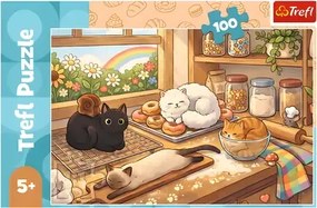 TREFL Puzzle Nezbedná koťátka / 100 dílků / 41 x 27,5 cm