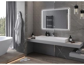 Mexen Zusa, LED koupelnové zrcadlo s podsvícením 120x80 cm, 6000K, ochrana proti zamlžování, 9808-120-080-611-00