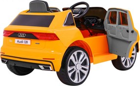 Ramiz Elektrické autíčko Audi Q8 Lift dětské SUV žluté + dálkové ovládání