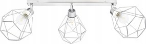 Lampa stropní svítidlo lustr pohyb loft drát diamant chrom