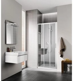 Kermi Cada XS Sprchové dveře 75 cm, 3-dílné, levé, stříbrná CKG3L07520VPK