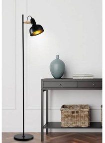 Candellux Černá stojací lampa Reno pro žárovku 1x E27