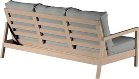 Potah na pohovku IKEA  Lillberg 3-místná nerozkládací barva modrá látka pletený vzor