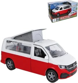 KIDS GLOBE Model auta Volkswagen Camper / Dodávka / kov / 13,5 cm / zp