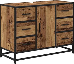 Sada koupelnového nábytku 2 ks Staré dřevo 80 x 33 x 60 cm 3402426