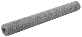 Pletivo ke kurníku pozinkovaná ocel 25 x 1,2 m stříbrné 143324