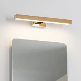 Brilagi-LED Koupelnové osvětlení zrcadla WOODY MIRROR LED/8W/230V IP44 dub/chrom