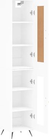 Skříň highboard bílá 34,5 x 34 x 180 cm kompozitní dřevo 3200361