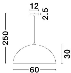 Designový lustr Starla 60