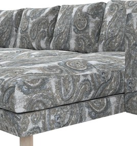 Potah na pohovku IKEA Norsborg 4-místná se šezlongem barva vícebarevná látka pletený vzor, vzorované